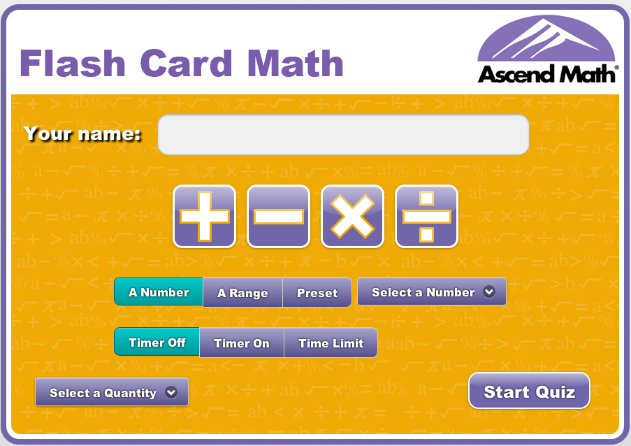 Free math flash cards - geopolk