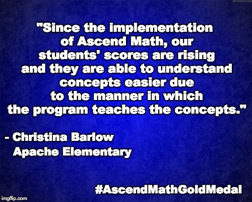 Ascend Math 2018 Gold Medal Honorees - Ascend Math