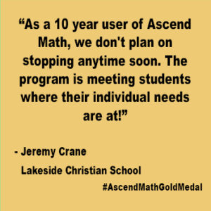 2023 Gold Medal Honorees - Ascend Math